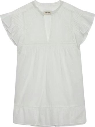Zadig&Voltaire Haut en coton - Femme - Blouses et Chemises - Blanc - Taille: 38 FR