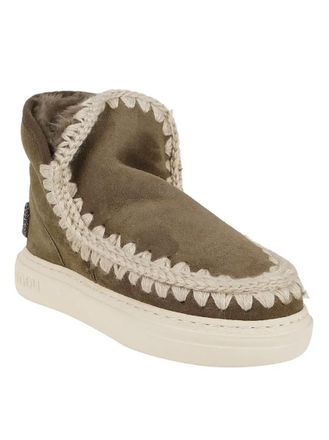 Mou Stiefel - Eskimo Sneakers With Plush Sheepskin Lining - Gr. 36 (EU) - in Grau - f&uuml;r Damen