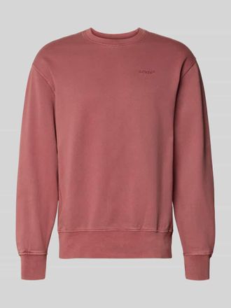 Levi's Sweatshirt mit Logo-Stitching und Rundhalsausschnitt