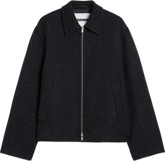 Jil Sander Strukturierte Jacke - Schwarz