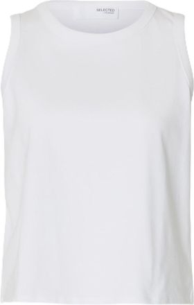 Selected Slfessential Sl Boxy Tank Top Noos