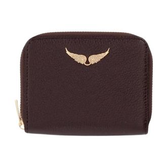 Zadig&Voltaire Mini ZV Porte-monnaie - Femme - Accessoires - Brun - Taille: ONE Size