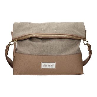Maison Margiela Schultertasche aus Stoff - - Bags - Damen - Beige - ONE SIZE