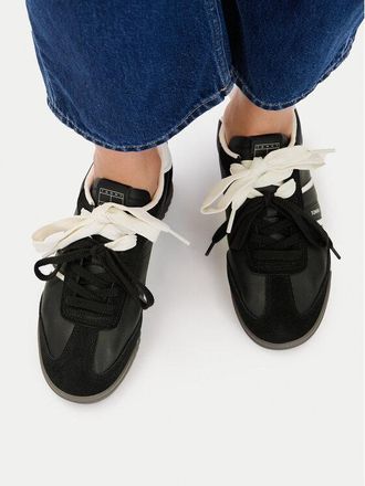 Tommy Jeans Sneakers Tjw Low Profile Runner Lthr Mix EN0EN03001 Schwarz