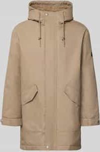 Marc O'Polo Regular Fit Jacke aus Baumwoll-Mix mit Teddyfutter