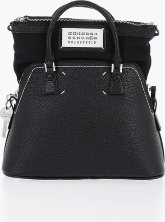 Maison Margiela MM11 Grained Leather 5AC CLASSIQUE Mini Bag with Visible Edge Maison Margiela