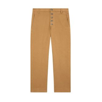 Dondup Stretch Cotton Pantalone Nima - - Trousers - Damen - Beige - W25