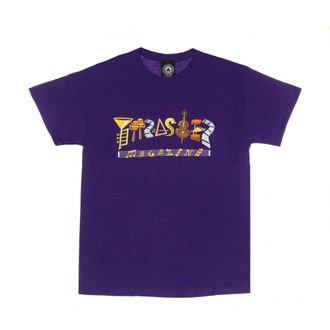 Thrasher Homme, Tops, Violet, Taille: XL Fillmore Logo Tee - Streetwear Violet