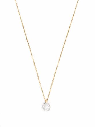 COURBET collier Origine en or blanc recyclé 18ct serti clos de diamants de synthèse
