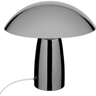Atmosphera Lampe &agrave; Poser Champignon Omia 36cm Argent
