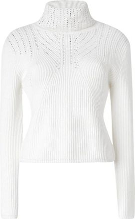 Genny Femme, Pulls, Blanc, Taille: 40 FR Pull &agrave; col roul&eacute;
