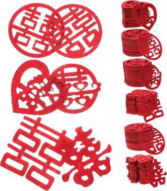 Amosfun Xi Charakter Werfen Requisiten Dekorative Konfetti Bankett Dekoration F&uuml;r Hochzeit Party