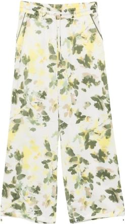 Liu Jo Femme, Pantalons, Multicolore, Taille: 42 FR Wide Pantalons