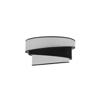 Fabrilamp Hara blanc/noir abat-jour e27 hara 40dx30dx20h