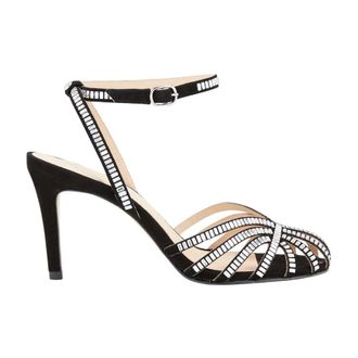 Cosmoparis Femme, Chaussures, Noir, Taille: 37 EU Sandale &agrave; Talon Cag&eacute; Odina