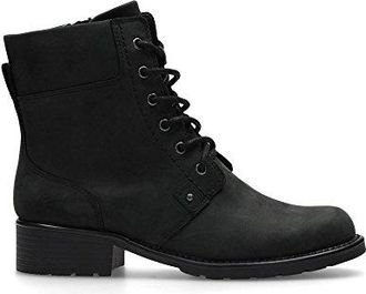 Clarks Femme Orinoco Spice Bottes Classiques, Cuir Noir, 37 EU