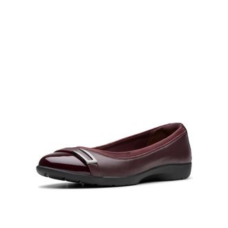 Clarks Damen Meadow Rose Ballerinas, Wine Combi, 39 EU
