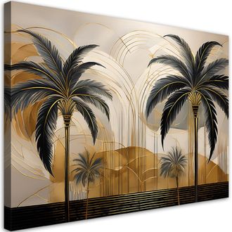Artgeist Quadro Su Tela, Palme Paesaggio Tropicale - 90x60