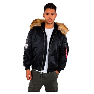 Alpha Industries MA-1 Hooded Arctic Bomberjacke f&uuml;r Herren Black