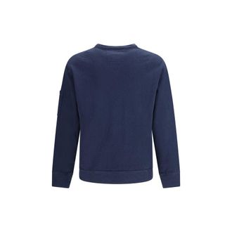 C.P. Company Mens Blue Cotton Sweatshirt Clothing