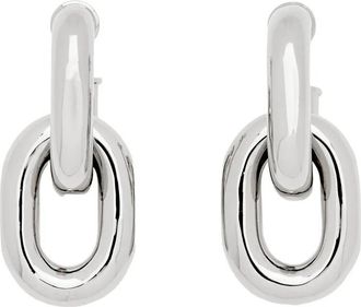 Paco Rabanne Ohrringe - Xl Link Double Hoop Earrings - Gr. unisize - in Mehrfarbig - f&uuml;r Damen