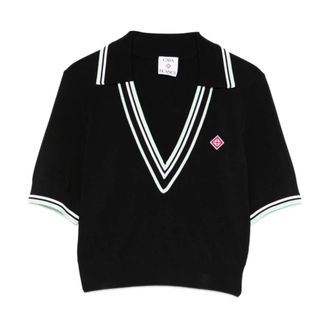 Casablanca Femme, Pulls, Noir, Taille: 38 FR T-Chemises