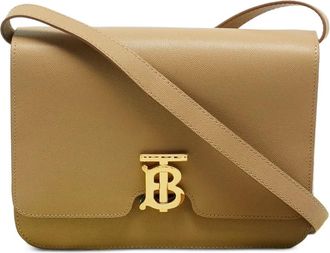 Burberry sac port&eacute; &eacute;paule en cuir TB m&eacute;dium - Tons neutres