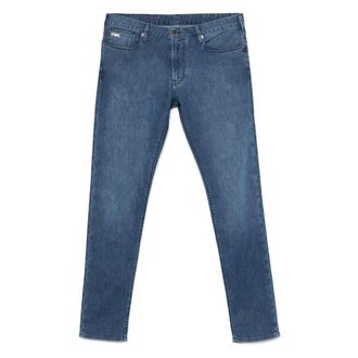 Emporio Armani Homme, Jeans, Bleu, Taille: W33 Jean J06, Mélange Coton-Élasthanne, 5 Poches