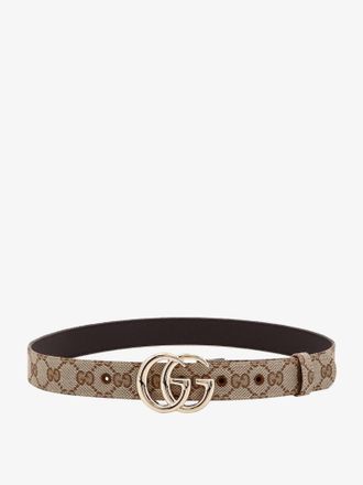 Gucci GG Marmont coated canvas belt - GUCCI - gender_Woman