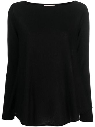 Wild Cashmere pull en maille fine - Noir