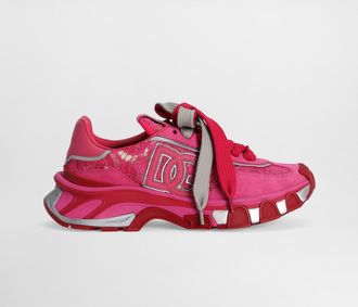 Dolce & Gabbana Dg Country Road Fabric Sneakers - Frau Sneakers Multicolor 36.5