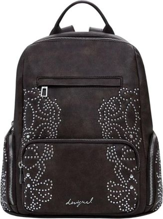 Desigual Femme, Sacs, Brun, Taille: ONE Size Poker Face Chester Mini Backpack