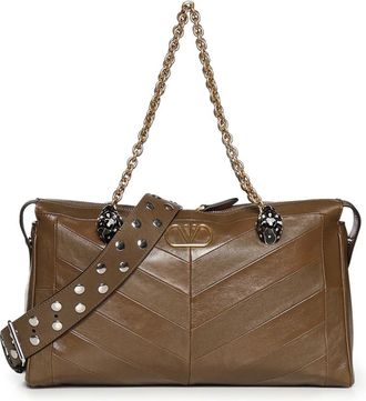 Valentino Garavani Femme, Sacs, Brun, Taille: ONE Size Medium Tote
