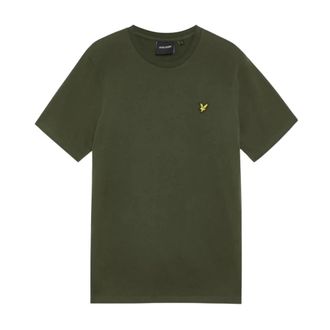 Lyle & Scott Rundhals-T-Shirt mit kurzen &Auml;rmeln aus Baumwolle - - Tops - Herren - Gr&uuml;n - M