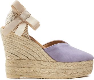 Maneb&igrave; Espadrilles Manebi Hamptons Heart-Shaped Wedge Espadrilles W 1.3 WH Violett