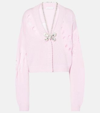 Area Cardigan en coton et cachemire