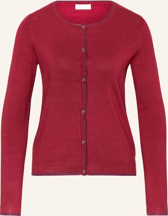 Liu Jo Liu Jo Strickjacke Mit Glitzergarn rot