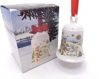 Hutschenreuther Porzellanglocke Weihnachtsglocke 1993 OVP