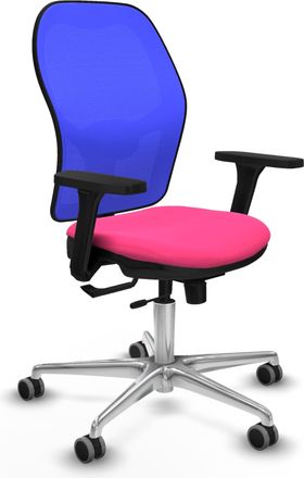 Piqueras y Crespo B&uuml;rostuhl Jorquera mit 3D-Armlehnen, h&ouml;henverstellbare Lendenwirbelst&uuml;tze, ausgestattet mit Syncro/Traslack und eingespritztem Schaum. Mit Rollen von 