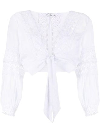 Charo Ruiz Ibiza Vania Bluse - Weiß