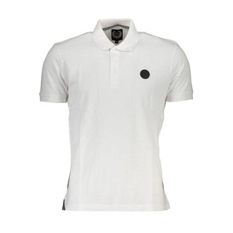 Gian Marco Venturi Gianmarco Venturi Bianco Baumwoll Herrenpoloshirt