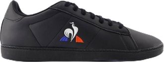 Le Coq Sportif Unisex Courtset_2 Sneaker, Triple Black, 37 EU