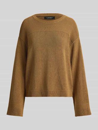 Lauren Ralph Lauren Relaxed Fit Strickpullover aus Baumwoll-Mix
