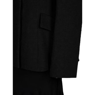 Toteme Manteau droit &eacute;vas&eacute; uni en coton