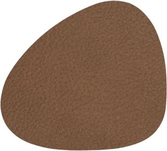 Lind DNA Hippo Untersetzer Curve Brown 11 x 13 cm