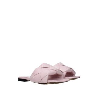 Bottega Veneta Womens Multicolor Calfskin Flat Sandals