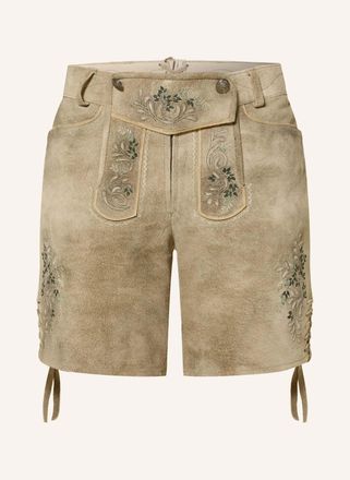 Spieth & Wensky Trachten-Lederhose Flower braun