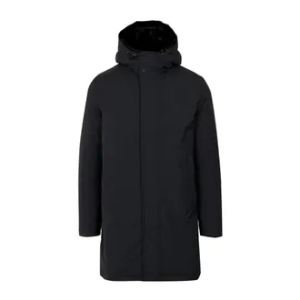 Herno Kapuzenparka mit Wattierung - - Coats - Herren - Schwarzk - 2XL