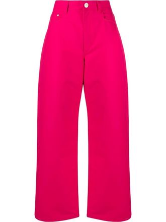 Wandler Magnolia Jeans mit weitem Bein - Rosa