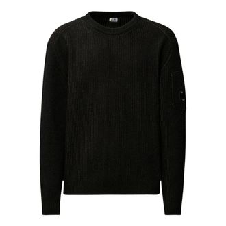 C.P. Company C.p. Company, Homme, Pulls, Noir, Taille: L Maglia Lens Girocollo
